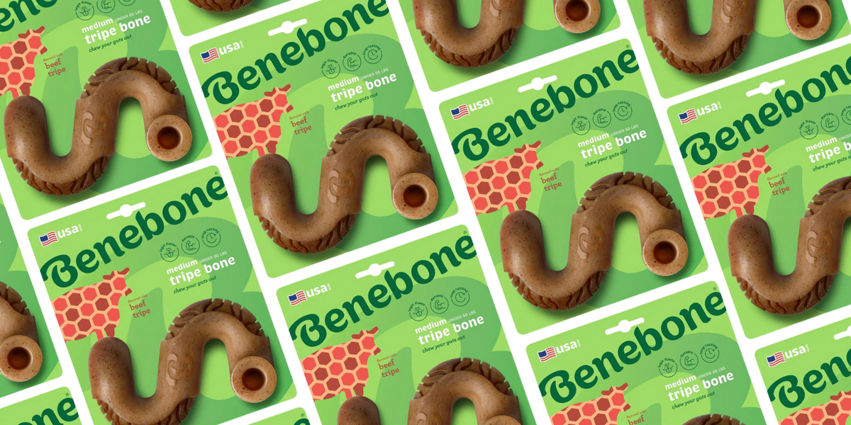 Benebone Beef Tripe Bone - Dog Chew Toy | Banquet Pet NZ