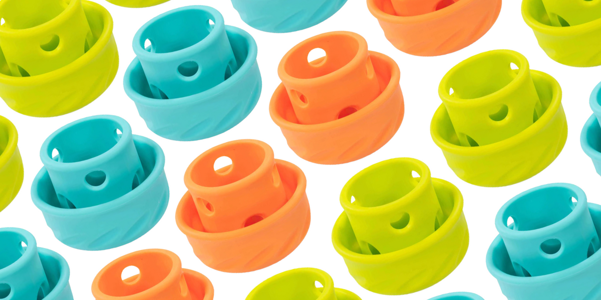 Messy Mutts Puzzle 'n Play Mushroom: Canine Enrichment Toy — Banquet Pet NZ