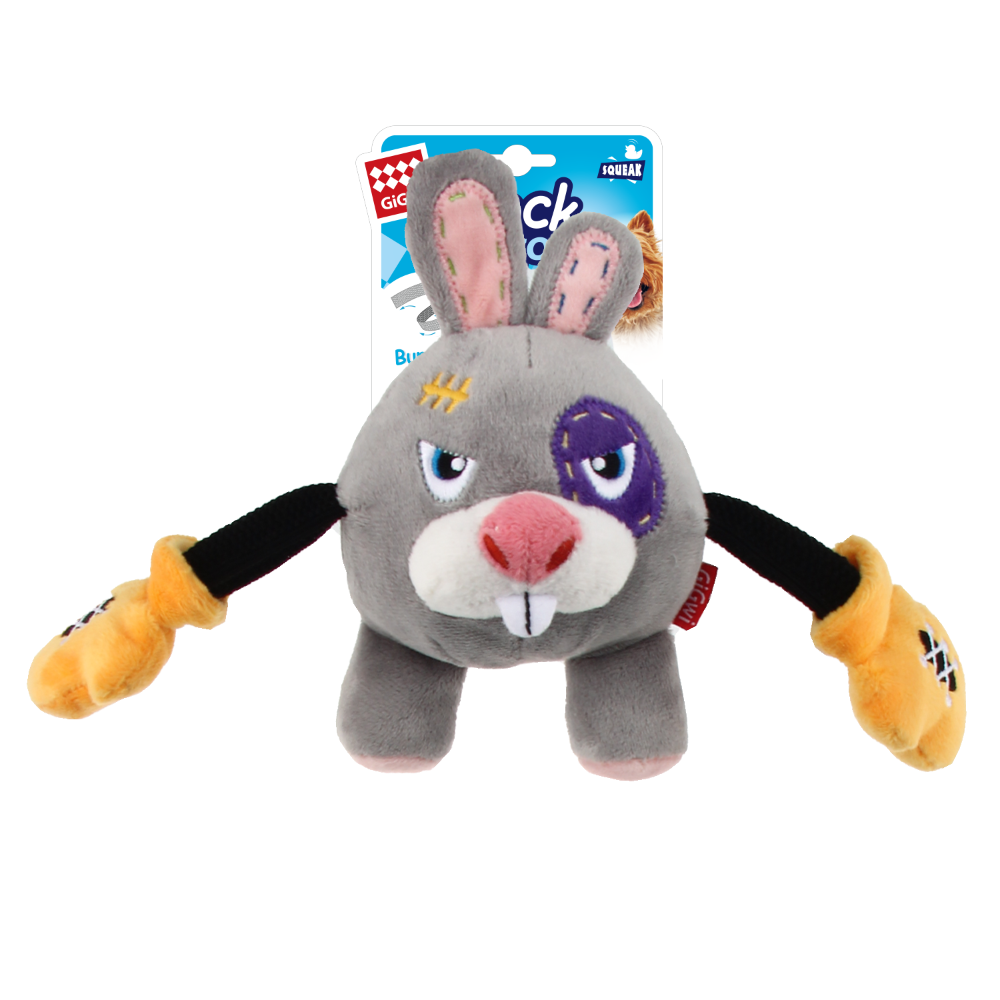 GiGwi Rock Zoo Boxer - Rabbit — Banquet Pet NZ